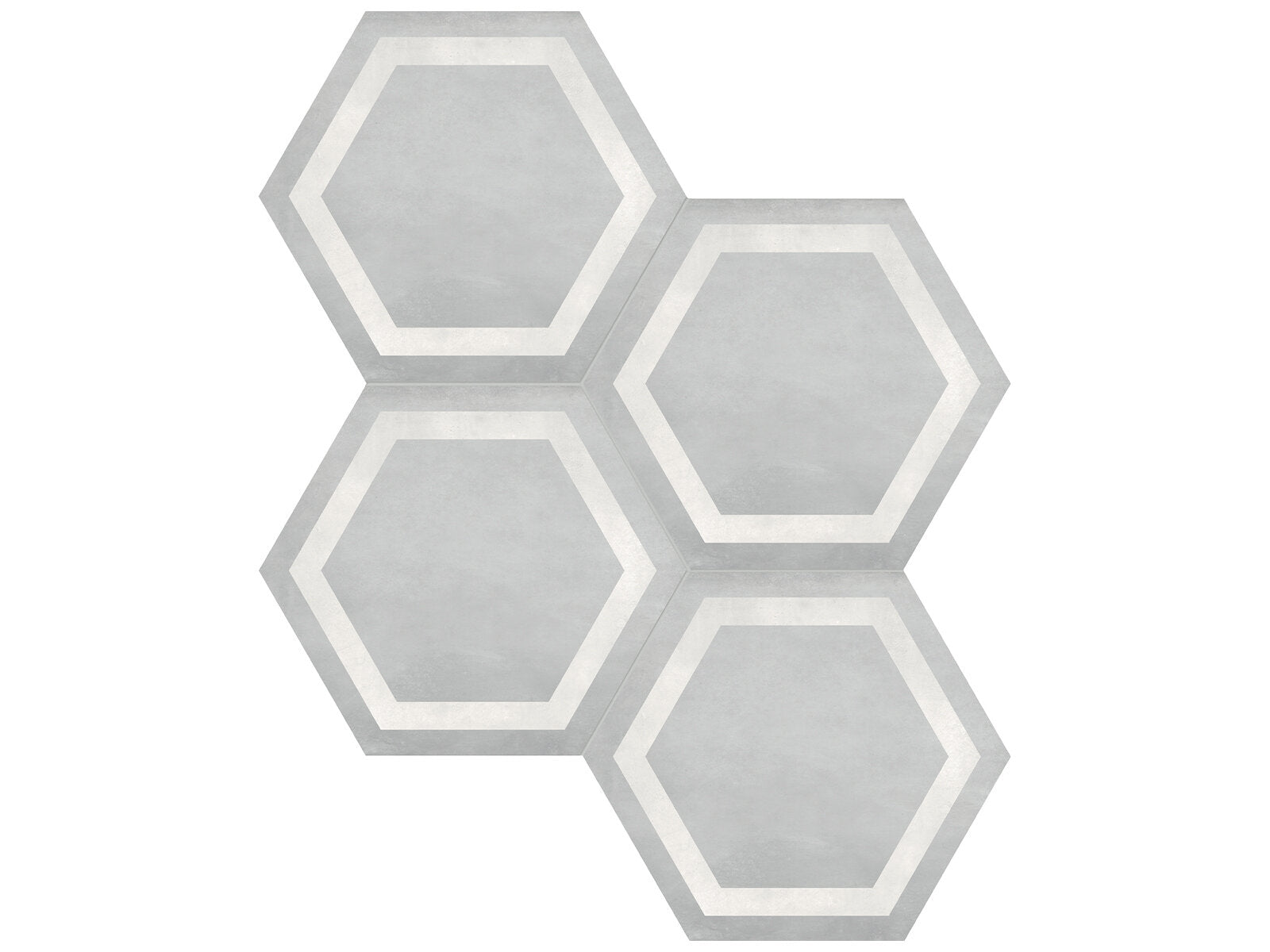 Anatolia Tile Form Hexagon Frame Tile – 7" x 8" / Graphite – ArtwalkTile