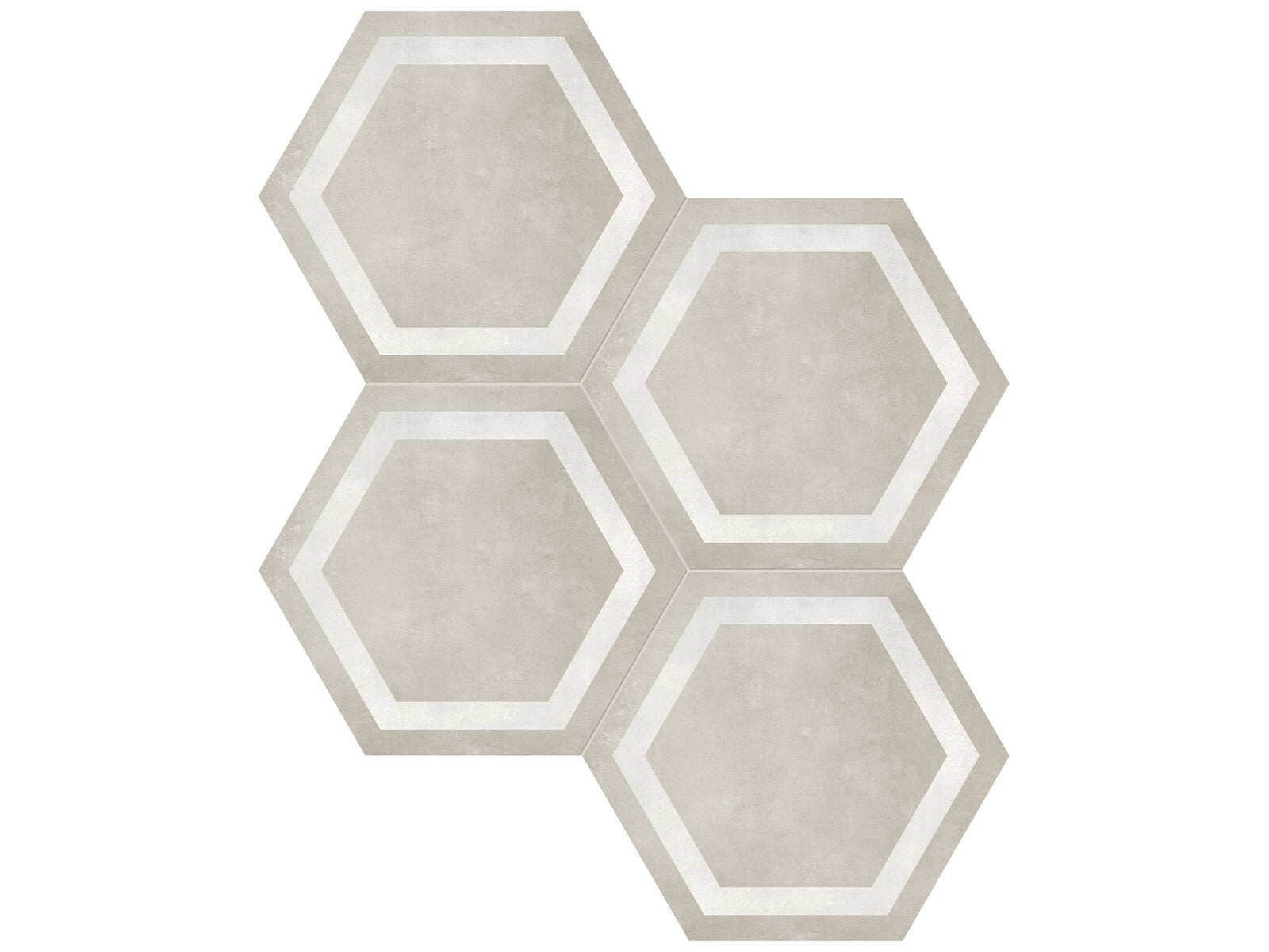 Anatolia Tile Form Hexagon Frame Tile – 7" x 8" / Graphite – ArtwalkTile